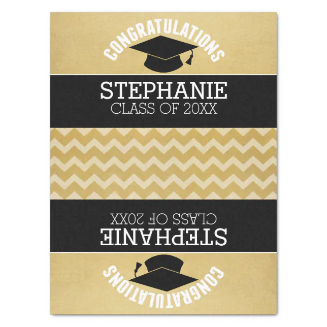 Congratulations Graduate - Personalized Graduation Tissue Paper | Zazzle