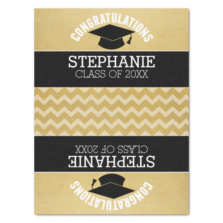 Congratulations Graduate - Personalized Graduation Tissue Paper | Zazzle