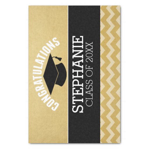 Congratulations Graduate - Personalized Graduation Tissue Paper | Zazzle