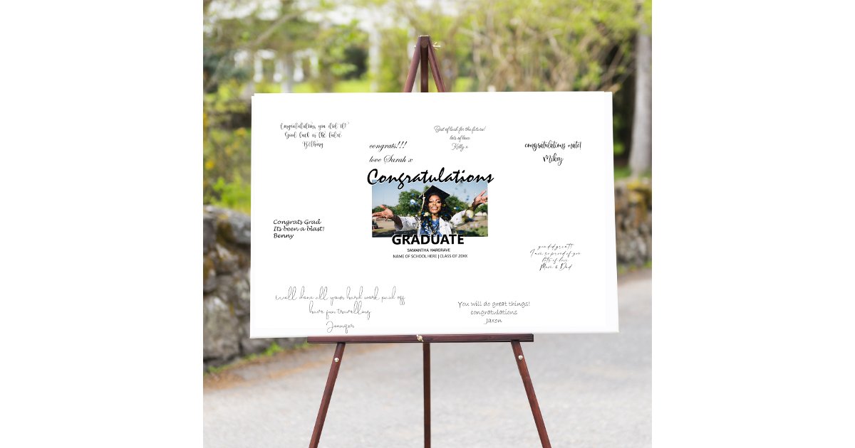 Congratulations Graduate | Photo Foam Board | Zazzle