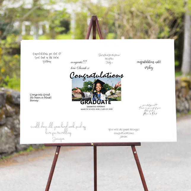 Congratulations Graduate | Photo Foam Board | Zazzle