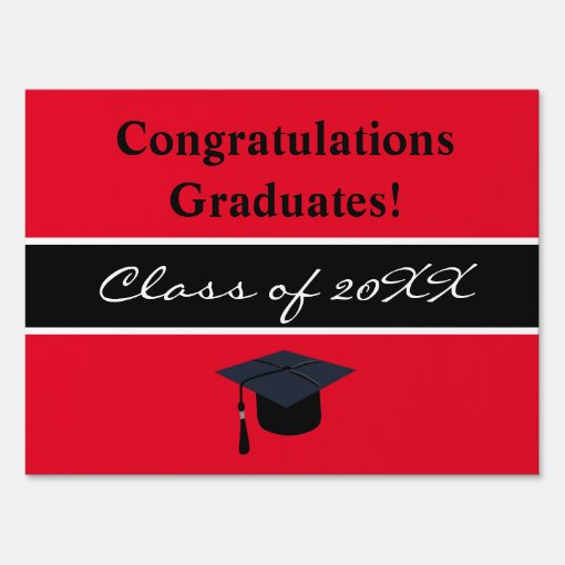 Congratulations Graduate School Name Photo Sign | Zazzle
