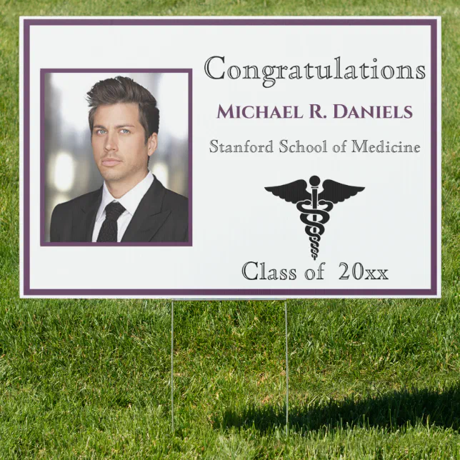 Congratulations Graduate School of Medicine Sign | Zazzle