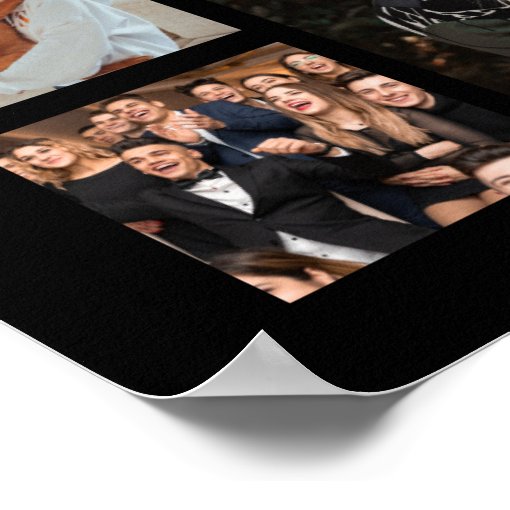 Congratulations Graduation 100 Photo Collage Poster | Zazzle