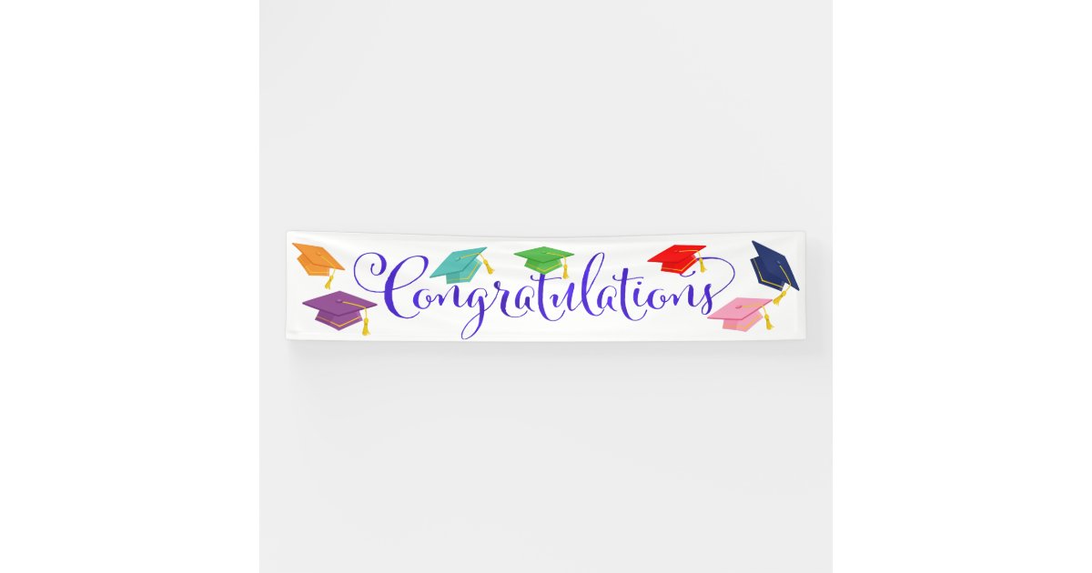 Congratulations Graduation Banner | Zazzle