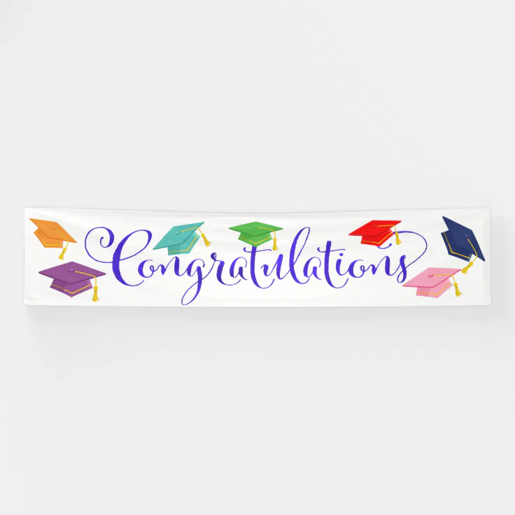 Congratulations Graduation Banner | Zazzle
