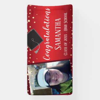 Congratulations Graduation Budget Party Banner | Zazzle