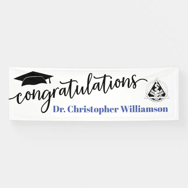 Congratulations Graduation Doctor Dentistry Banner | Zazzle