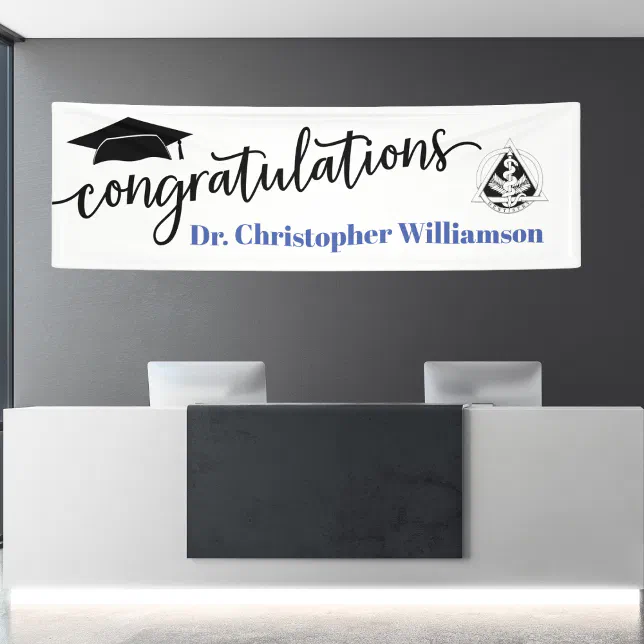 Congratulations Graduation Doctor Dentistry Banner | Zazzle