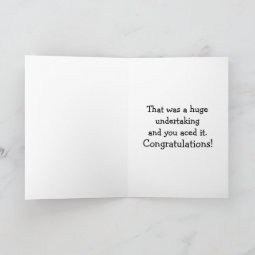 Congratulations Humor Greeting Card | Zazzle