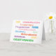 Congratulations in Many Languages Card | Zazzle