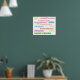 Congratulations in Many Languages Colorful Poster | Zazzle