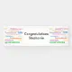 Congratulations in Many Languages Customizable Banner | Zazzle