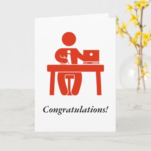 Congratulations/Job Promotion Card | Zazzle