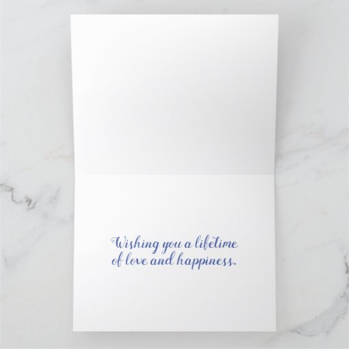 Congratulations Large White Roses Wedding Card | Zazzle