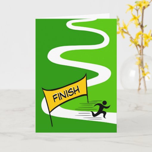 Congratulations/ Marathon Greeting Card | Zazzle