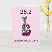 Congratulations Marathon Runner for Female Card | Zazzle