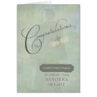 Master's Degree Graduation Congratulations Card | Zazzle.com