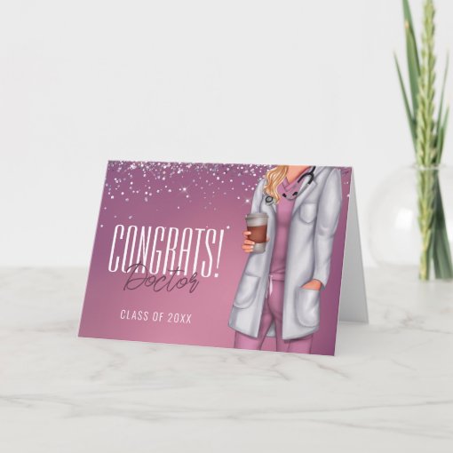 Congratulations Medical Doctor Graduation Card | Zazzle