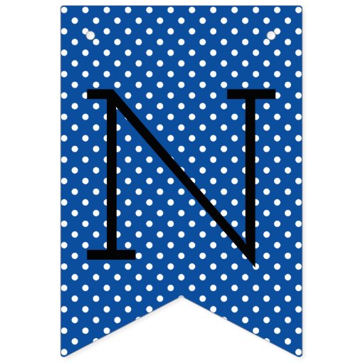 Congratulations Modern Royal Blue Graduation Party Bunting Flags | Zazzle