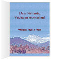 Congratulations Mountains Snow Alps Success Card | Zazzle