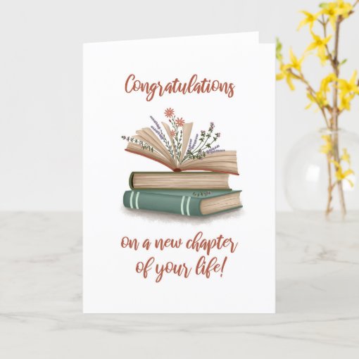 Congratulations New Chapter Card | Zazzle