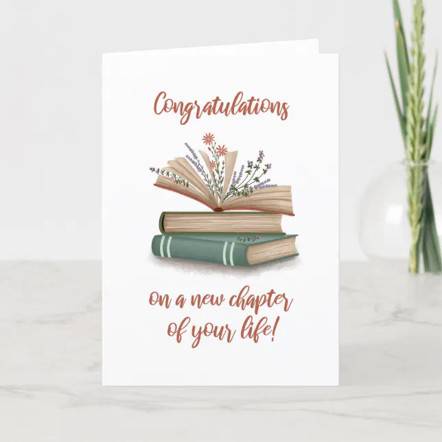 Congratulations New Chapter Card | Zazzle