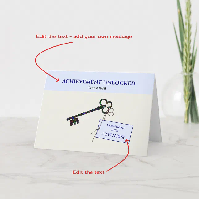 Congratulations New Home for Gamer editable Card | Zazzle