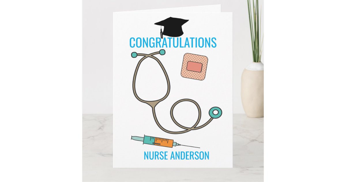 Congratulations Nurse Graduate Big Card | Zazzle.com