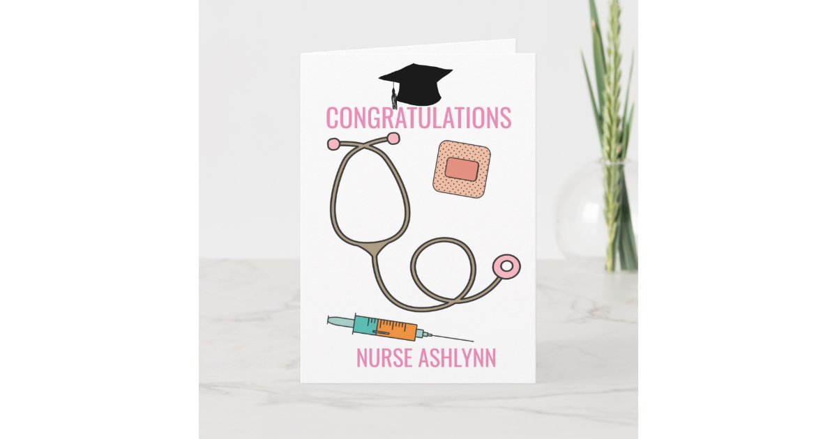 Congratulations Nurse Graduate Card | Zazzle.com