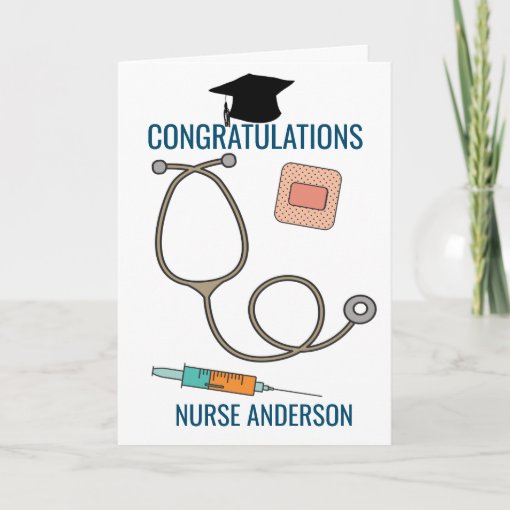 Congratulations Nurse Graduate Card | Zazzle