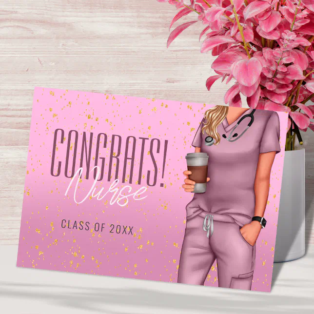 Congratulations Nurse Graduation Card | Zazzle
