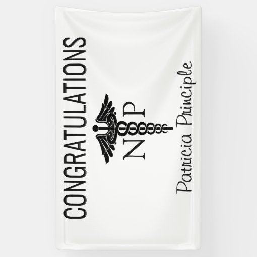 Congratulations Nurse Practitioner Banner | Zazzle