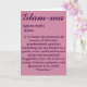 Congratulations on Becoming a "Glam-ma" Grandma Card | Zazzle