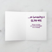 Congratulations on Becoming a "Glam-ma!" Grandma Card | Zazzle