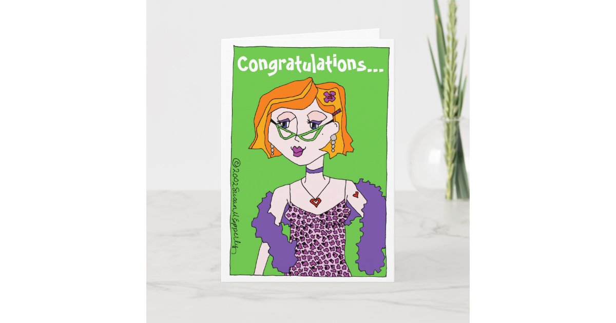 Congratulations on Becoming a "Glam-ma!" Grandma Card | Zazzle