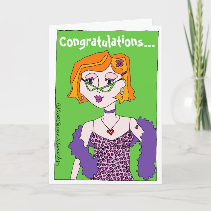 Congratulations on Becoming a "Glam-ma!" Grandma Card | Zazzle