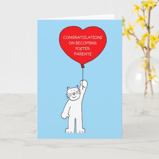 Congratulations on Becoming Foster Parents Card | Zazzle