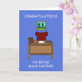 Congratulations on Being Made Partner Card | Zazzle