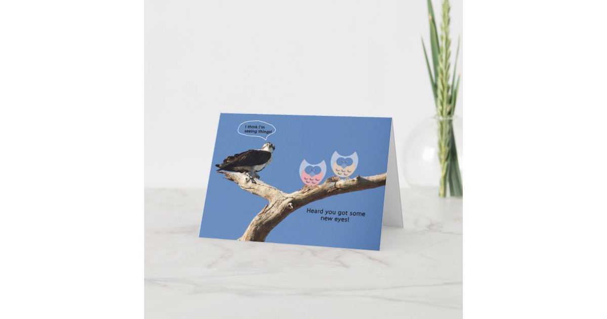 Congratulations on Cataract Surgery, Humor Card | Zazzle