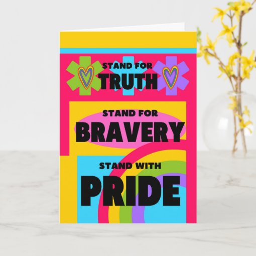 Congratulations on Coming Out Gay Pride Card | Zazzle