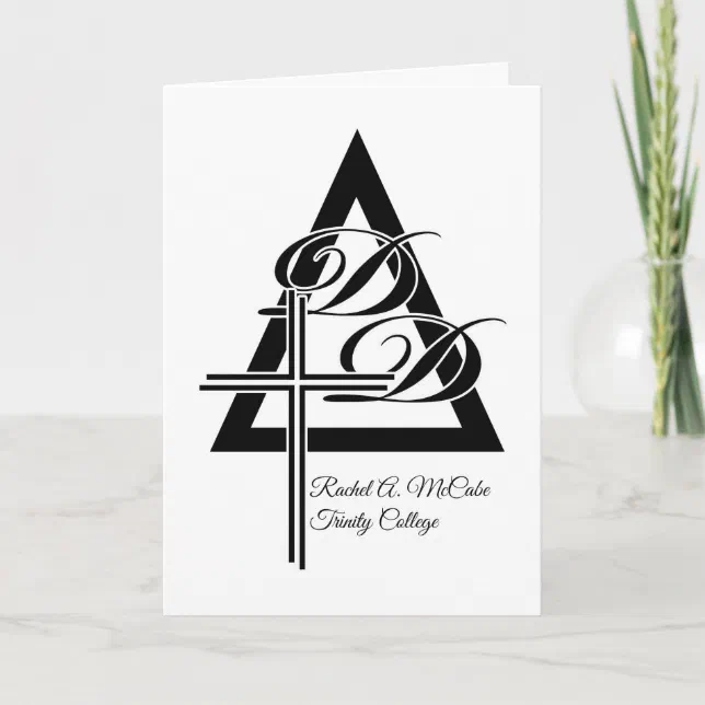 Congratulations on Doctor of Divinity Degree Card | Zazzle