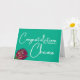 Congratulations on finishing Chemo Card | Zazzle