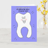 Congratulations on Getting Your Braces Off Card | Zazzle