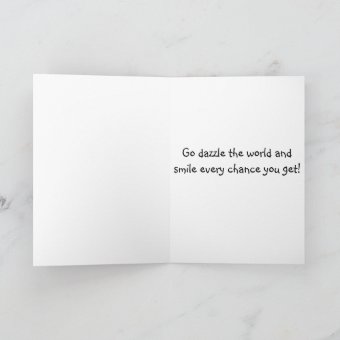 Congratulations on Getting Your Braces Off Card | Zazzle