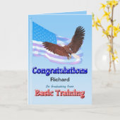 Congratulations on graduating from basic training card | Zazzle