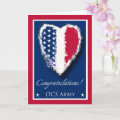 Congratulations on Graduation from OCS Army Card | Zazzle