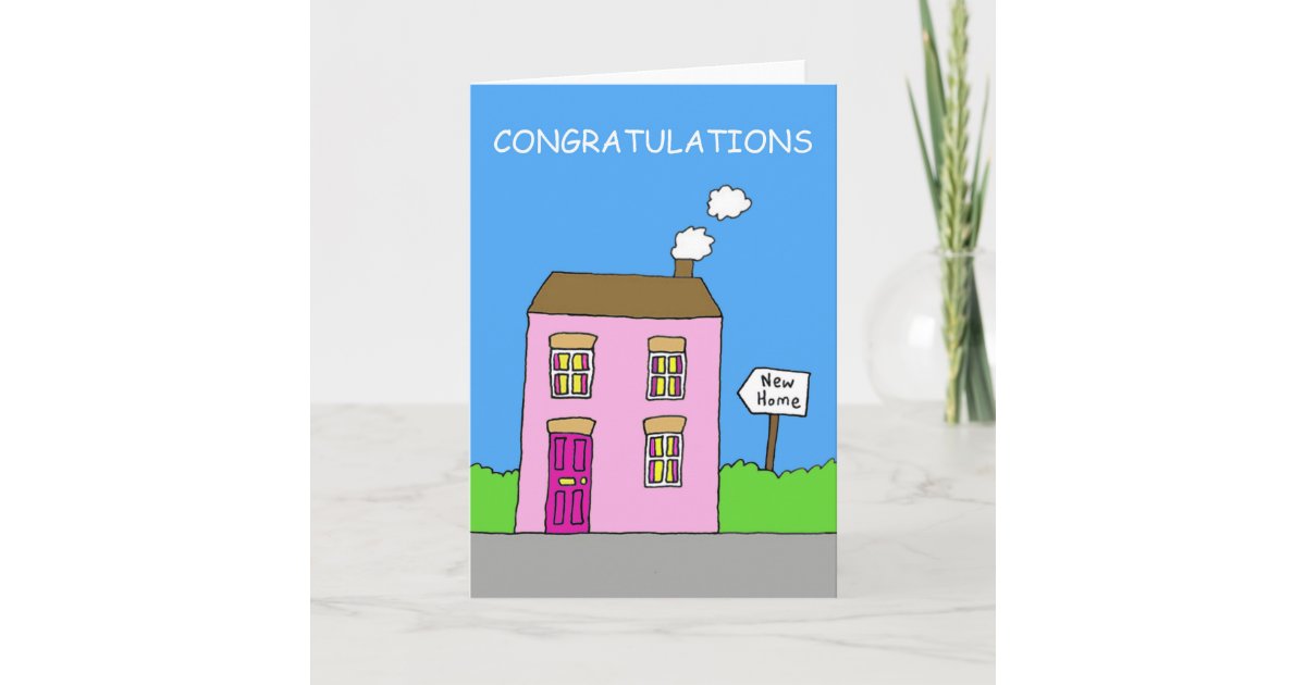Congratulations on Moving in Together, New Home. Card | Zazzle.com
