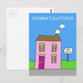 Congratulations on Moving in Together New Home Postcard | Zazzle