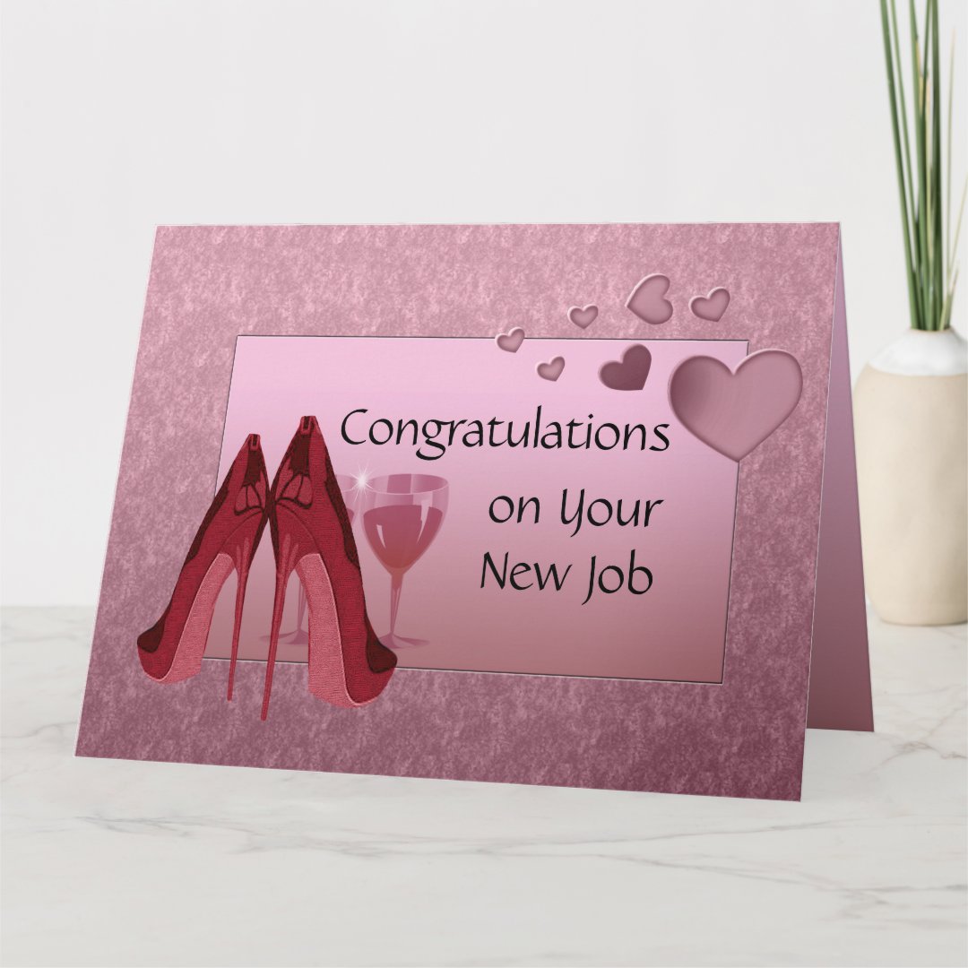 Congratulations on New Job Greeting Card | Zazzle